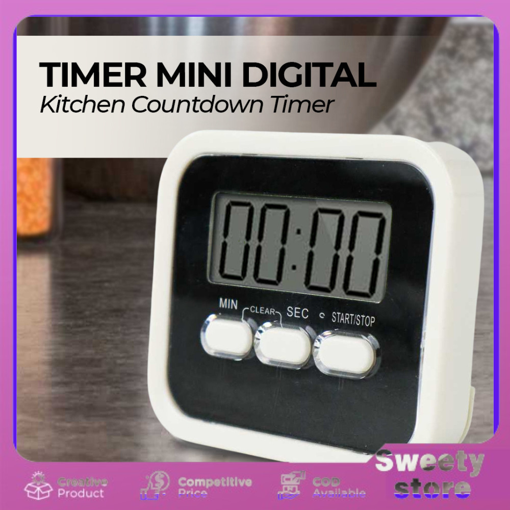 Jual Sweety Store Indonesia-Timer Mini Digital Dapur Kitchen Countdown TimernDigital Kitchen ...