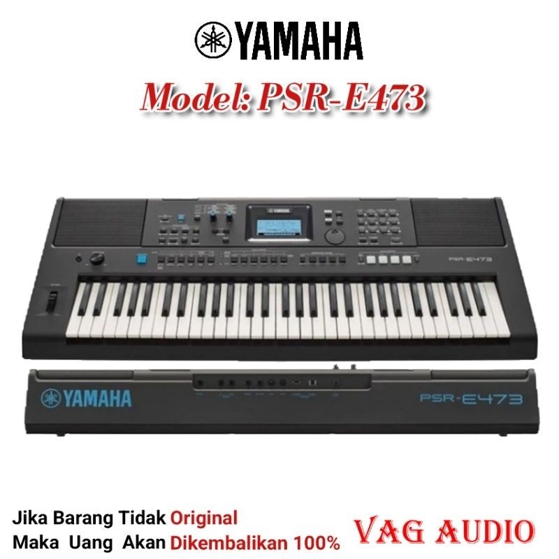 Jual KEYBOARD YAMAHA PSR-E473 | Shopee Indonesia