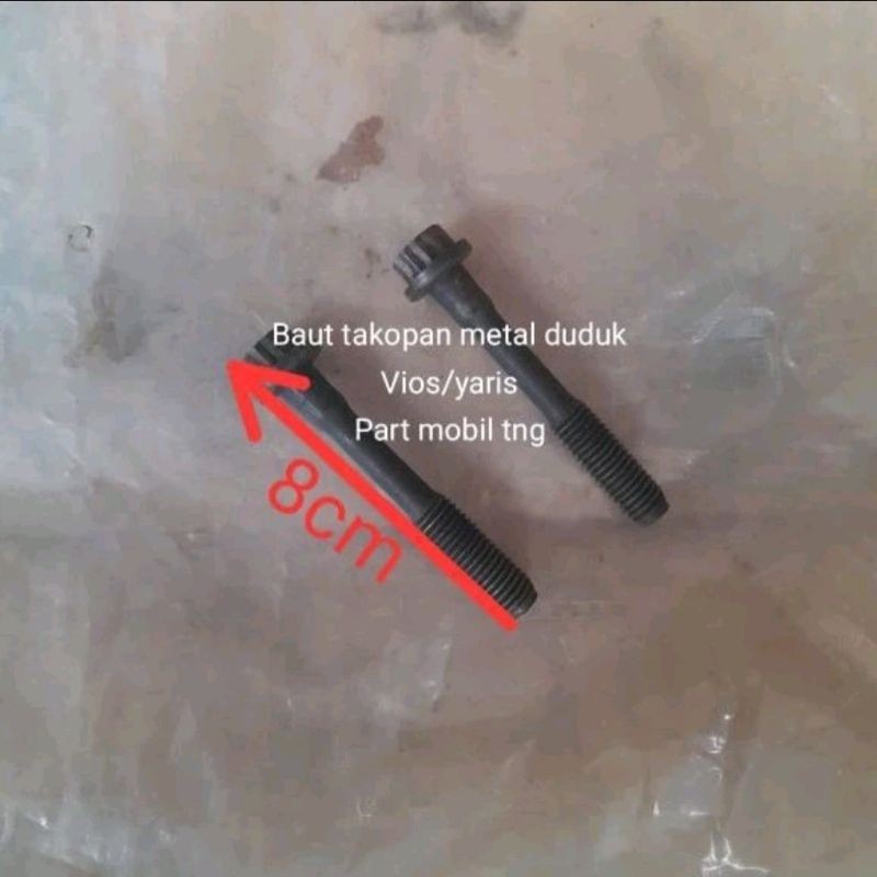 Jual Baut Bolt Cup Takopan Metal Duduk Vios Yaris 1NZ Copotan Per Pcs ...