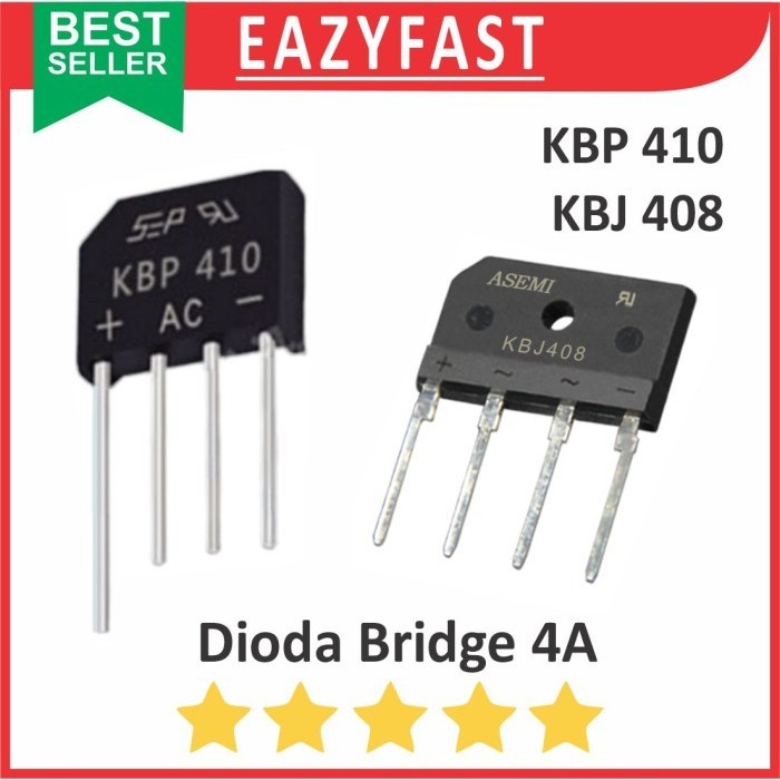 Jual Dioda Kiprok Bridge 4A 4 A Ampere Diode Rectifier KBP410 KBJ408 ...
