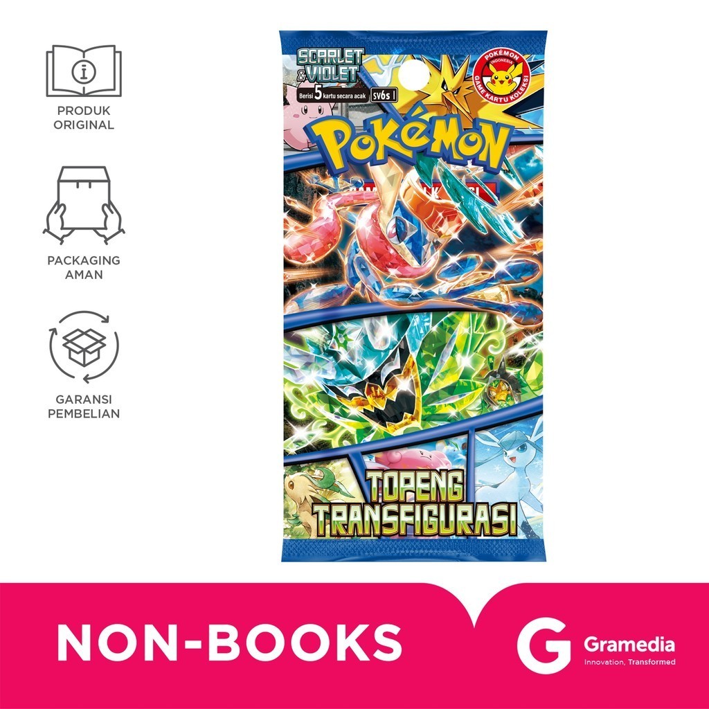 Jual Pokemon Game Kartu Scarlet & Violet Topeng Transfigurasi Sv6S | Shopee Indonesia