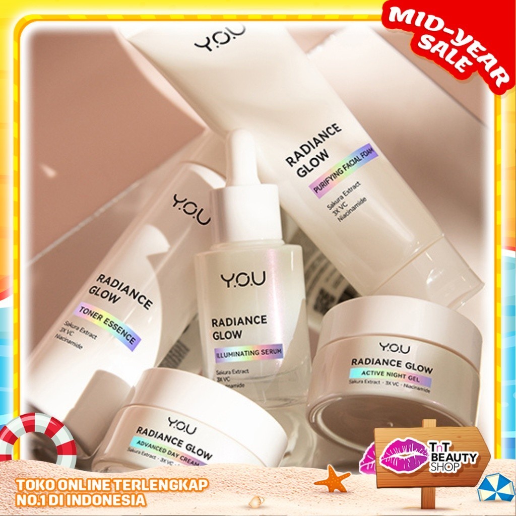 Jual Y.O.U Radiance Glow Series | Illuminating Serum / Purifying Facial ...