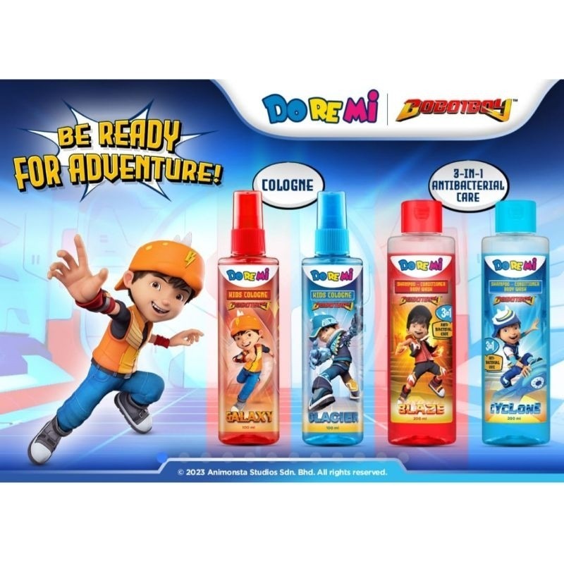 Jual [Boboboi] Doremi Kids Cologne Spray Glacier/Galaxy 100ml - Doremi ...