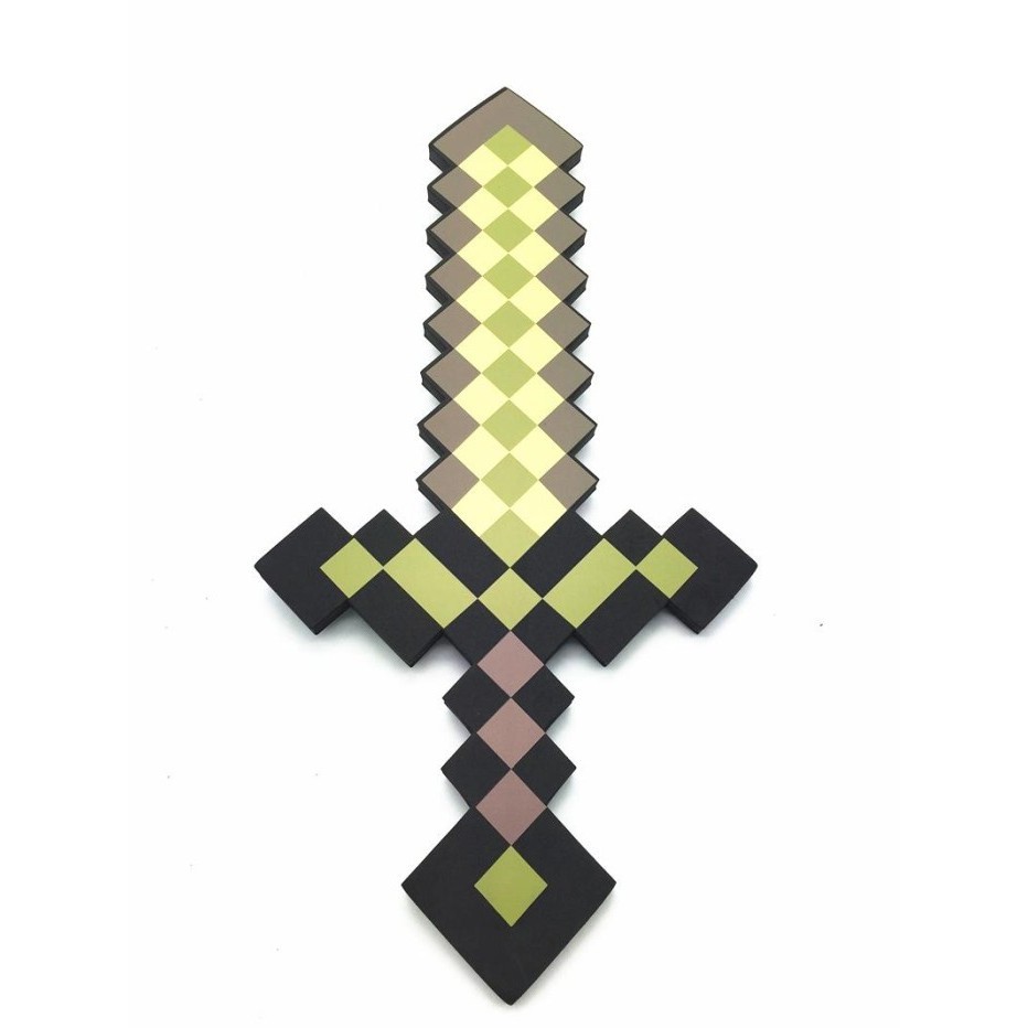 Jual TERBARU !! Pedang Minecraft / Minecraft Sword (Golden Sword ...