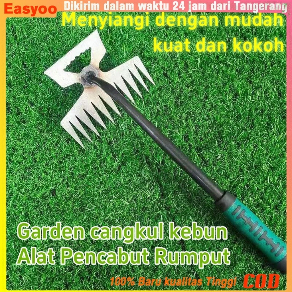 Jual Alat Pencabut Rumput/Garden Cangkul 6/8/11 Gigi Alat Pencabut ...