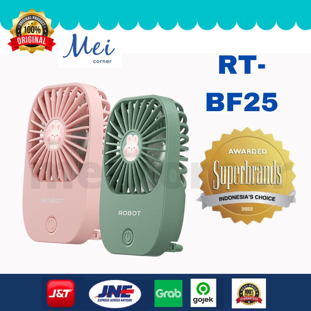 Jual ROBOT RT-BF25 KIPAS ANGIN MINI PORTABLE (MC) | Shopee Indonesia