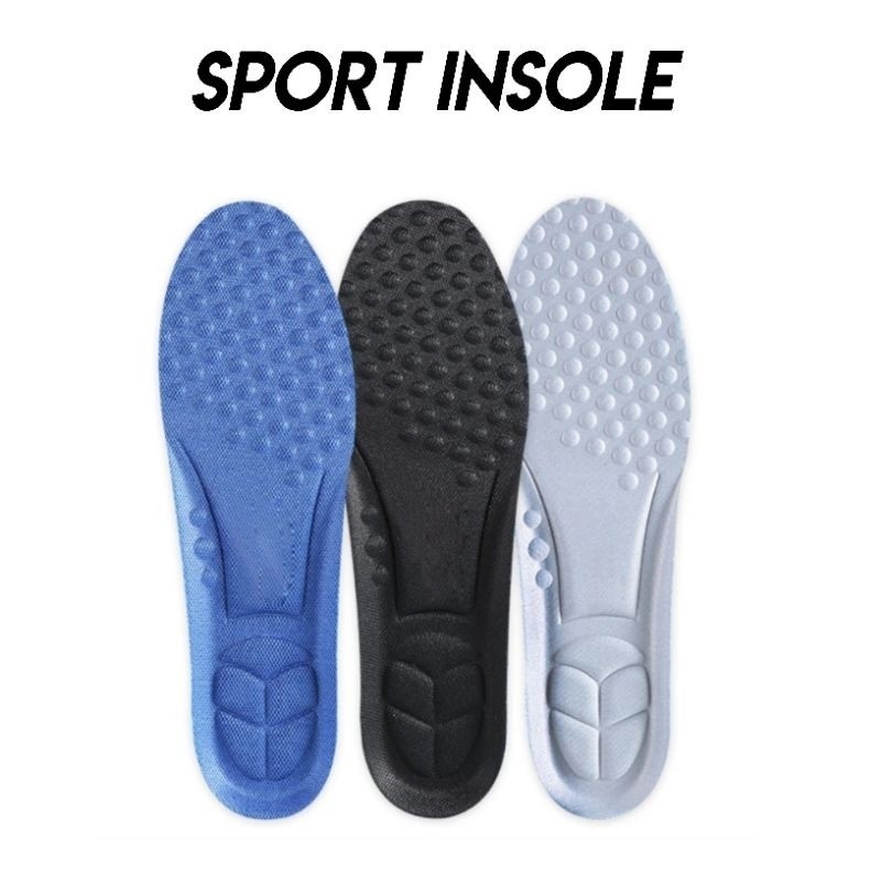Jual Sports Insole / Running Cushion Insole / Memory Foam Insole / Alas ...