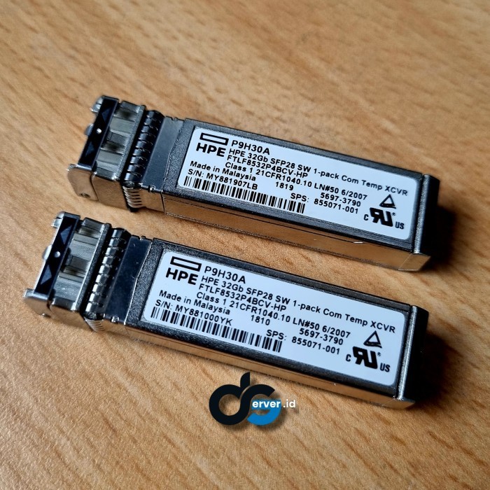 Jual HPE P9H30A 32G Fibre Channel Short-wavelength Sfp+ Optical Transceiver | Shopee Indonesia