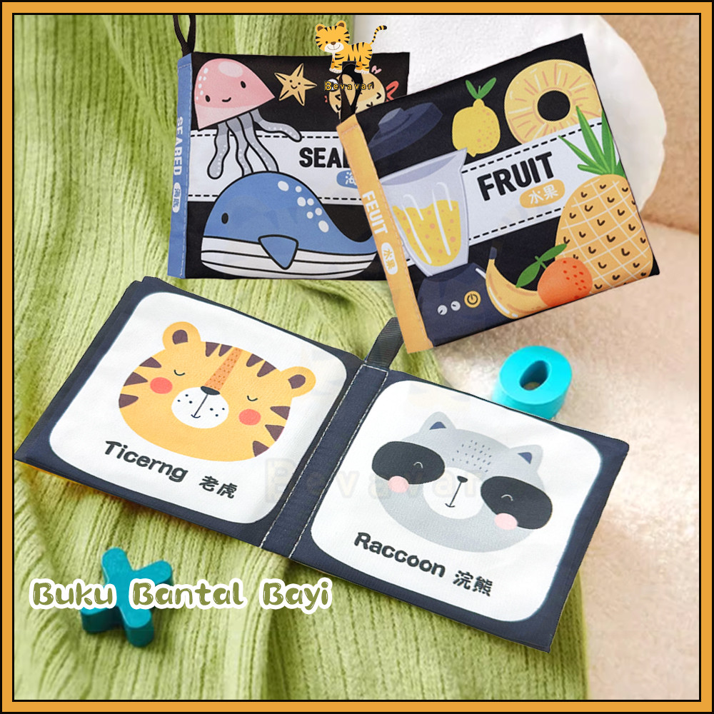 Jual ID Bevavar Buku Bantal Bayi Mainan Education Soft Book bayi Buku ...