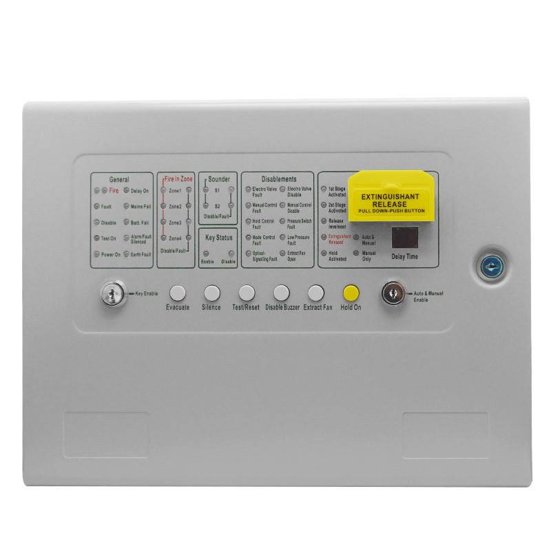 Jual 4 ZONE Gas fire controller AUTOMATIC EXTINGUISHER CONTROL PANEL ...