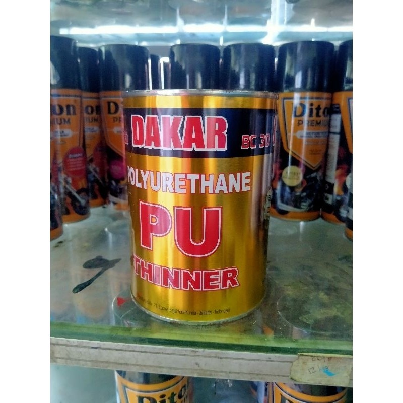 Jual Thinner Dakar PU Kuning/ BC 30 1 Liter | Shopee Indonesia