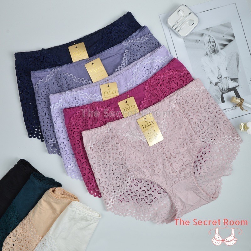 Jual TALLY CD CELANA DALAM RENDA 473 I FREE SIZE FIT TO XL | BAHAN KATUN BROKAT | Shopee Indonesia