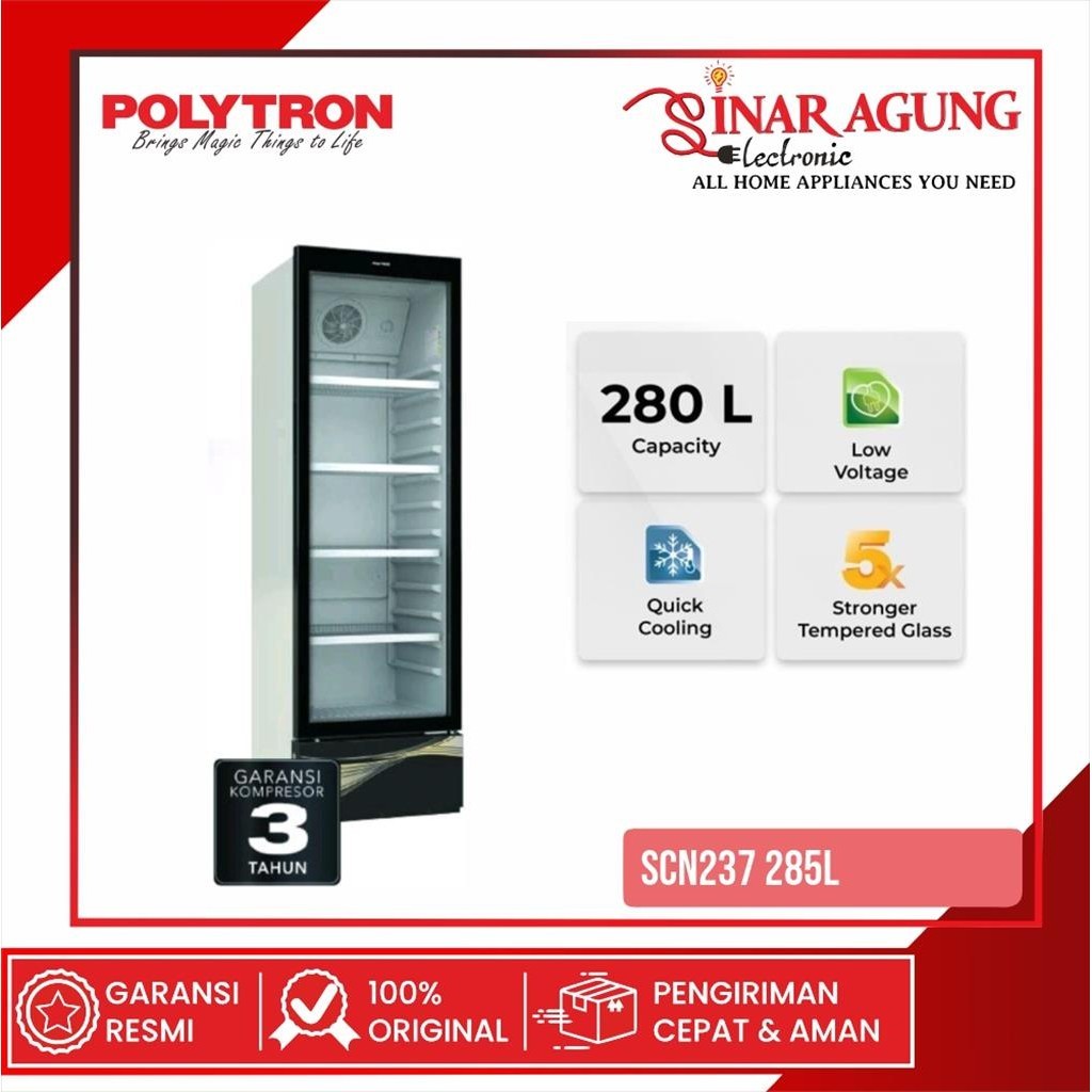 Jual POLYTRON SCN237 / SCN-237 SHOWCASE FASTCOOL - GARANSI RESMI ...