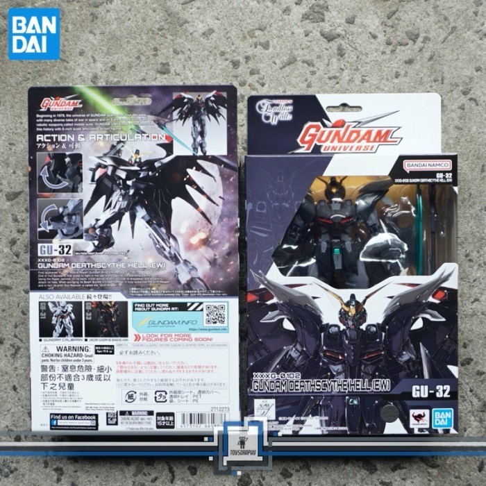 Jual Bandai Gundam Universe Gundam Deathscythe Hell (EW) GU32 GU-32 GU ...