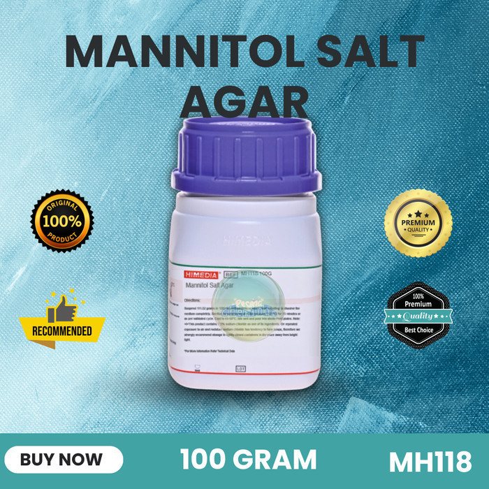 Jual Mannitol Salt Agar - Media Mikrobiologi, 100 gram | Shopee Indonesia