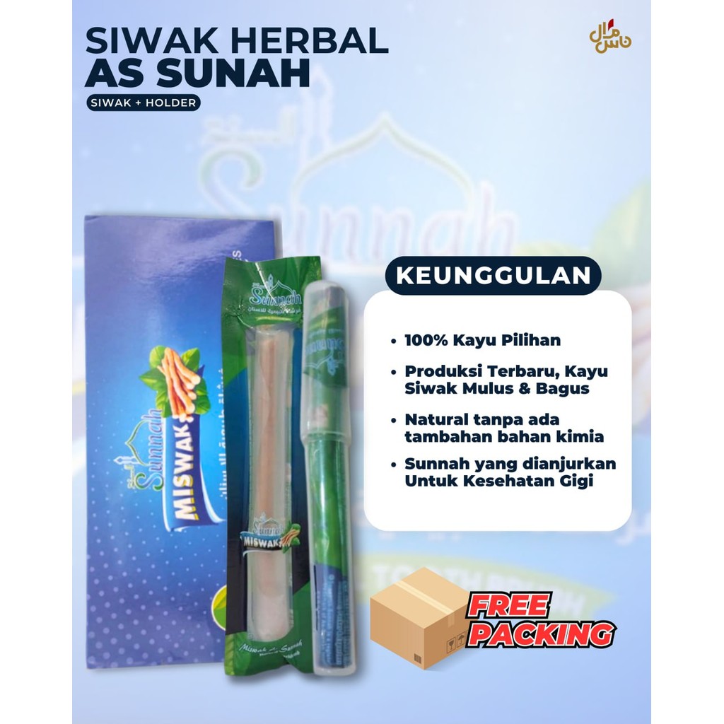 Jual Miswak Sunnah / Siwak Sunnah Original Pakistan / Miswak Sunnah ...