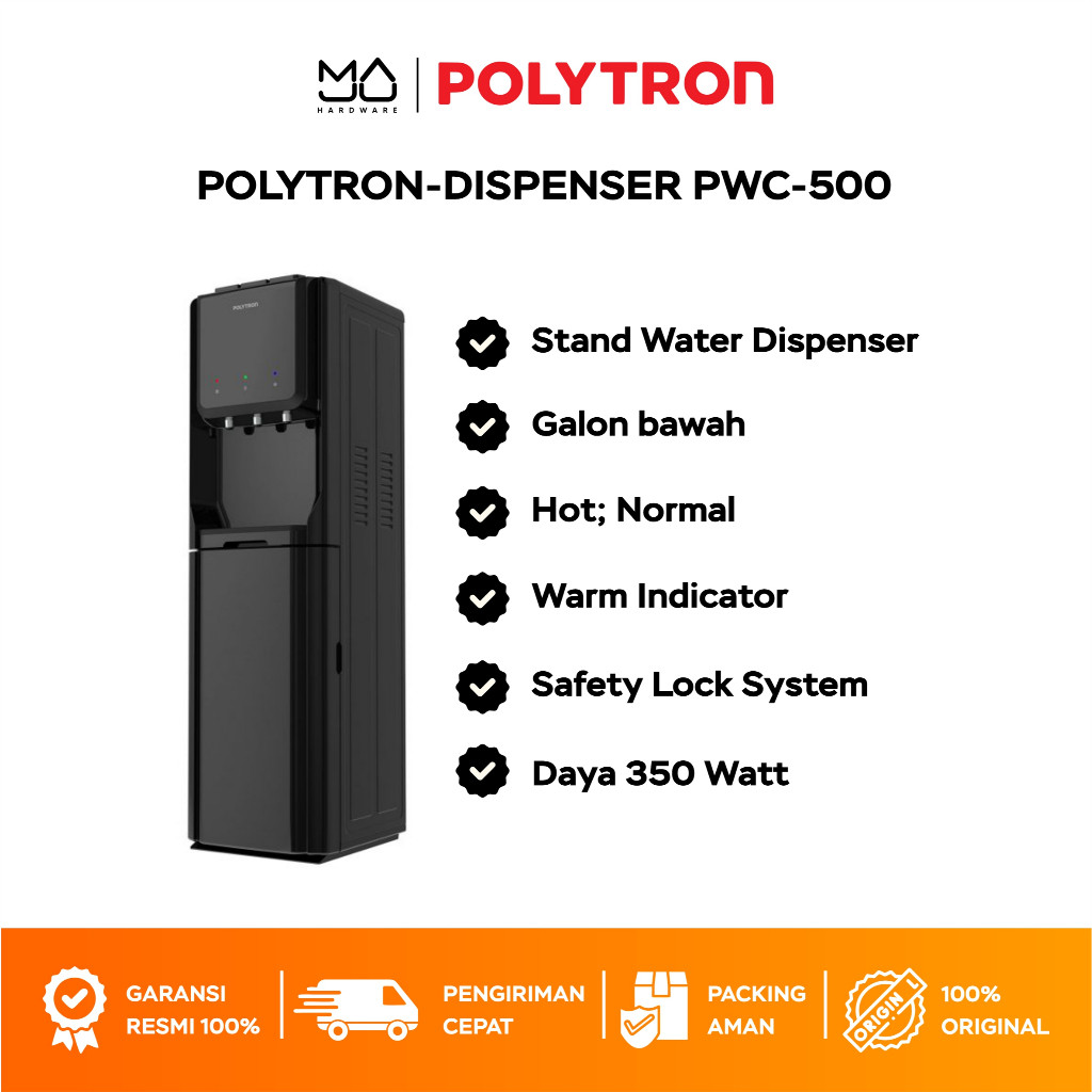 Jual Dispenser Galon Bawah Polytron PWC 500 - Garansi Resmi | Shopee ...