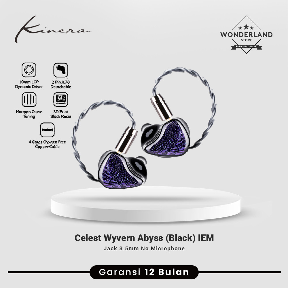 Jual Kinera Celest Wyvern Abyss Pro 10mm LCP Dynamic Driver In Ear ...