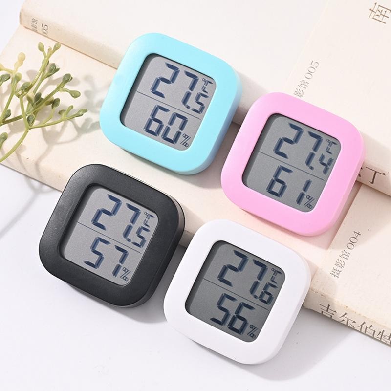 Jual Mini Magnetic Temperature and Humidity Monitor Accurate Digital ...