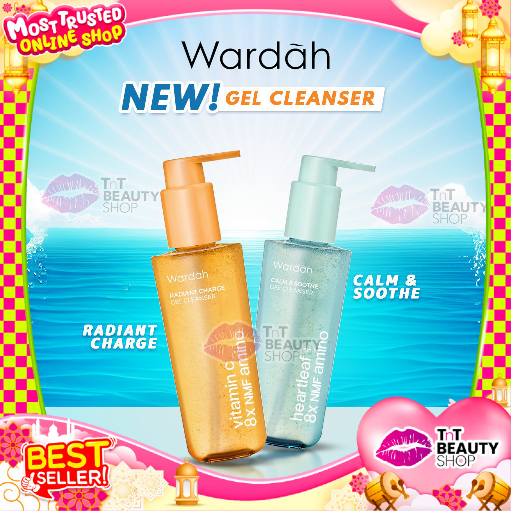 Jual Wardah Heartleaf + 8X NMF Amino Calm & Soothe Gel Cleanser 120 ml ...