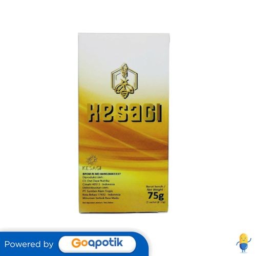 Jual Kesagi 15 Gram Box 5 Sachet (75 Gram) | Shopee Indonesia