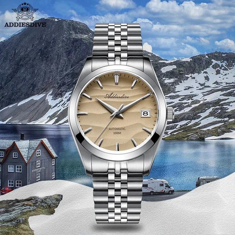 Jual ADDIESDIVE NEW AD2059 Desert Dial NH35A Automatic Watch ...