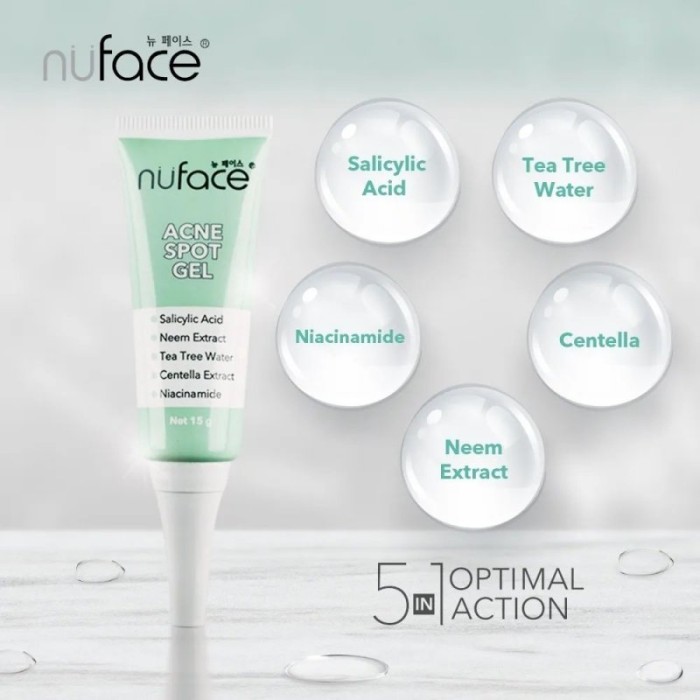 Jual NUFACE ACNE FACE SPOT GEL TREATMENT 15 GR | Shopee Indonesia