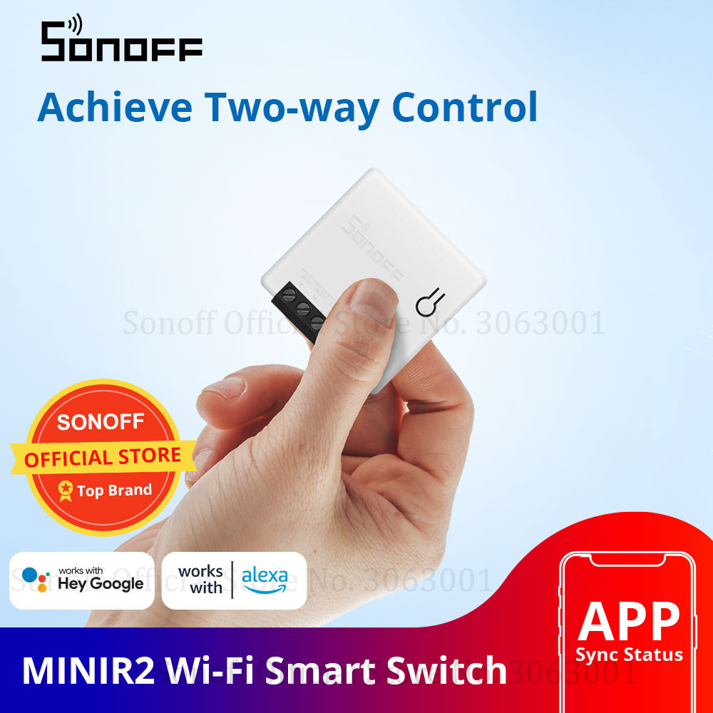 Jual SONOFF MINI WiFi Switch Smart Timer Module 10A 2 Way Switch ...