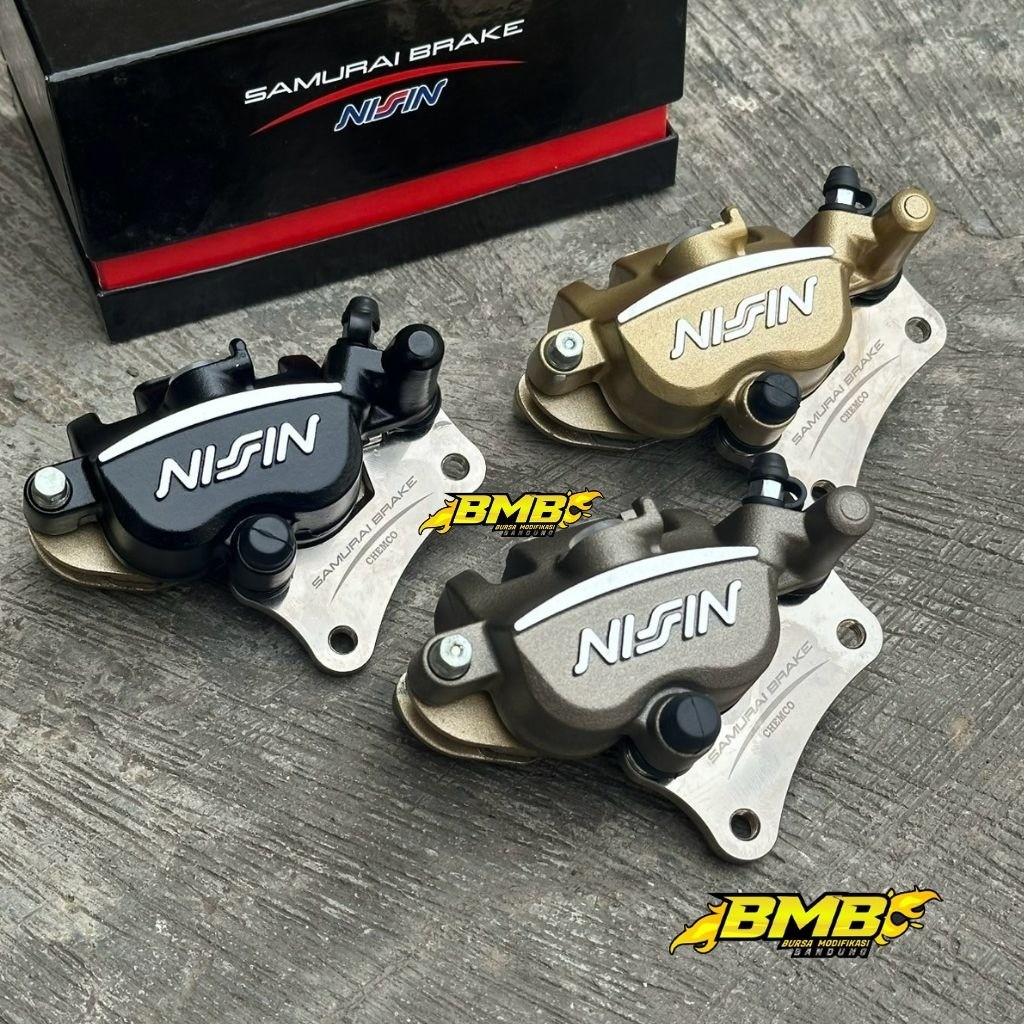 Jual Kaliper Rem Nissin Samurai 2 Piston Ninja 150 R RR Satria Hiu Lumba FU Karbu FI GSXR GSXS ...
