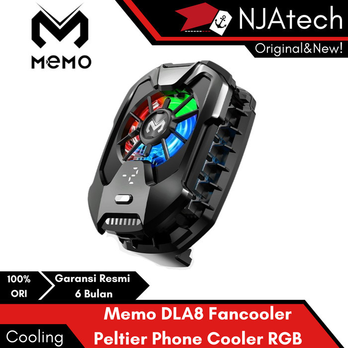 Jual MEMO DLA8 FUNCOOLER FANCOOLER PHONE COOLER PENDINGIN HP PELTIER ...