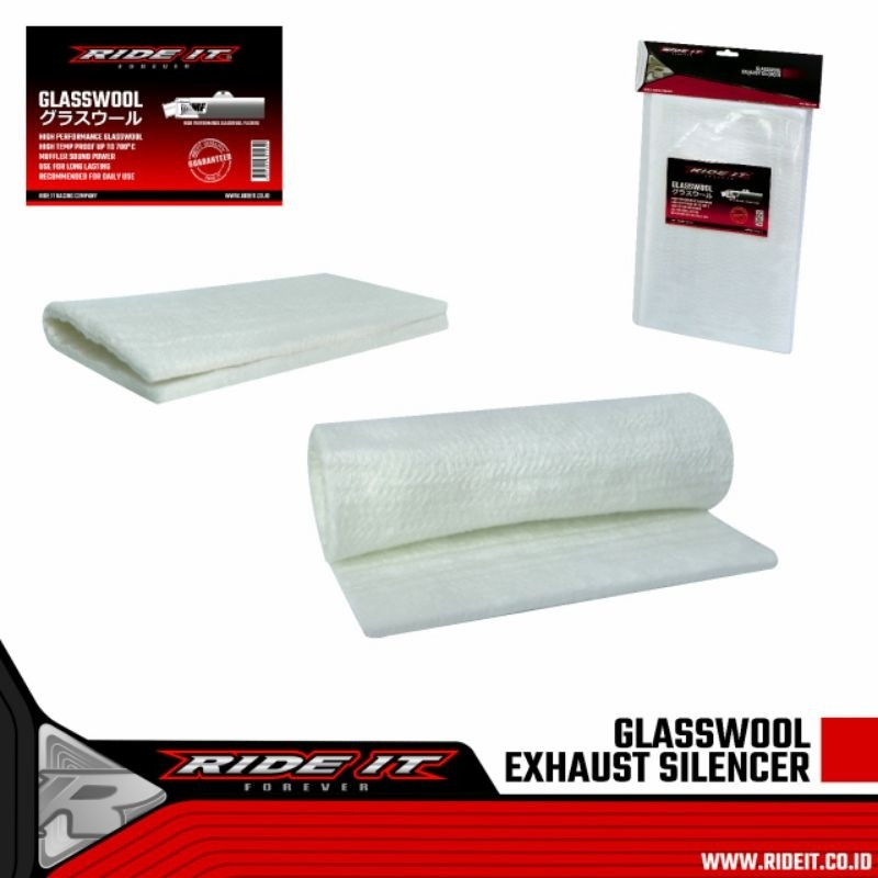 Jual GLASSWOOL Busa Knalpot RIDE IT ANTI BAKAR ANTI PANAS PEREDAM ...