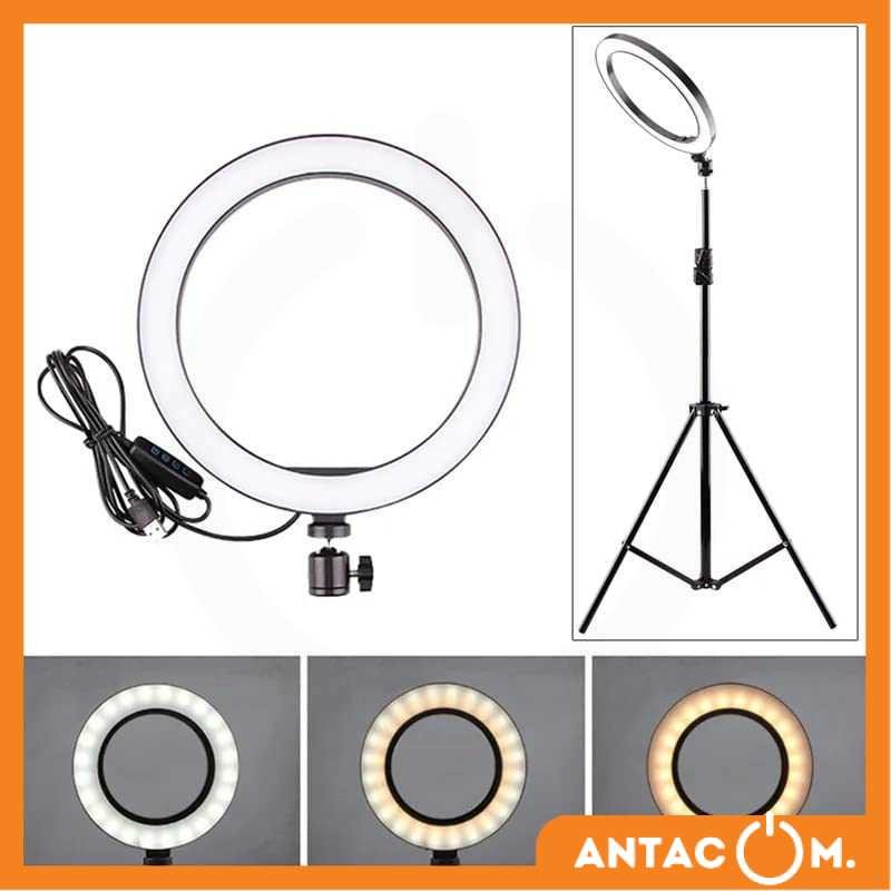 Jual Lampu Halo Ring Light 120 LED Dimmable 10 Inch dengan Tripod ...