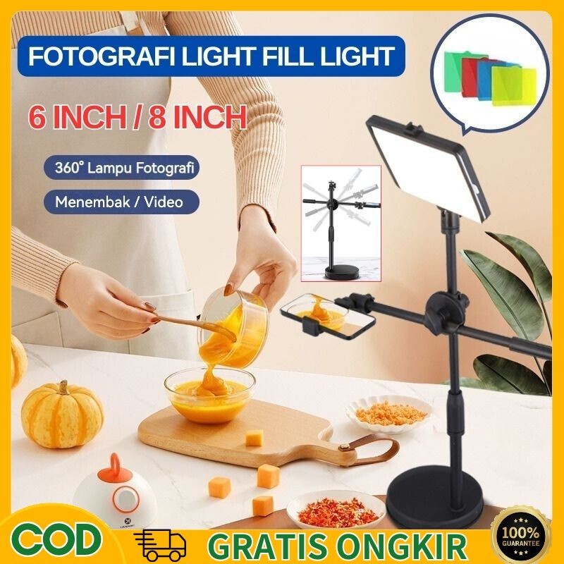 Jual Lampu Foto Produk Overhead Phone Stand + Led Lampu Phone Stand ...