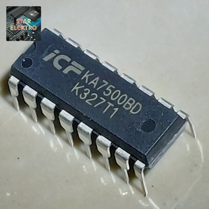 Jual KA7500BD Dip-16 KA7500 BD ICF IC Voltage PWM Controller ICF ...