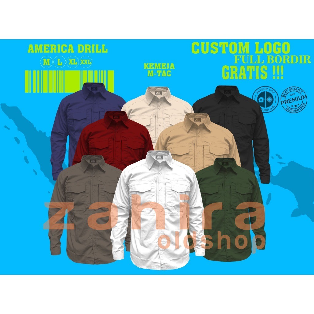 Jual PROSES CEPAT Bisa Custom / Kemeja Tactical M-TAC Kemeja Tactical ...