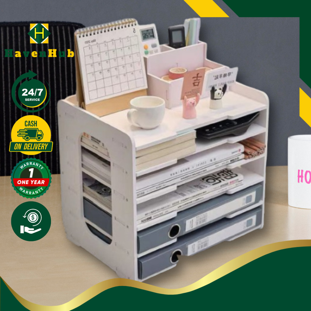 Jual HavenHub - Rak Meja Susun Vintage Minimalis Multifungsi Storage ...