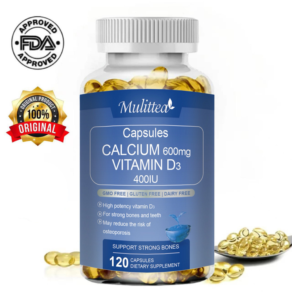 Jual Mulittea Calcium Citrate 600mg Vegan Liqiud Calcium Supplement ...