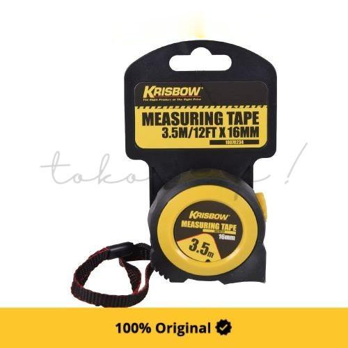 Jual Tokosiap Krisbow Measuring Tape Meteran 1,6 Cm X 3,5 M Lrmt3 ...
