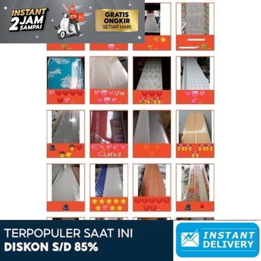 Jual plafon pvc putih polos Plafon Pvc Cikarang Glossy | Shopee Indonesia