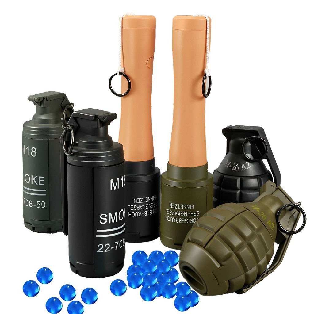 Jual 2pcs Airsoft Grenade Model, Tactical Smoke Grenade Model, M67 ...