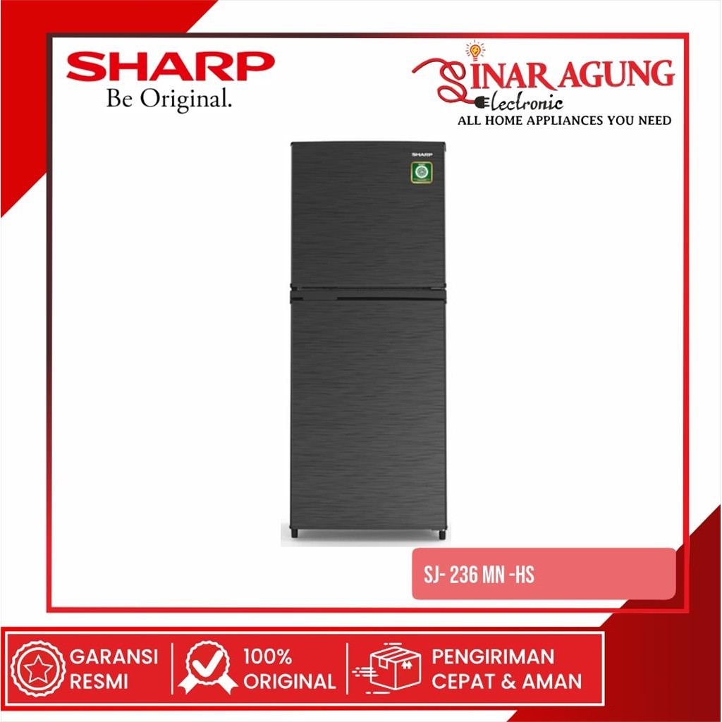Jual SHARP SJ236MNHS / SJ-236MNHS KULKAS 2 PINTU - GARANSI RESMI ...