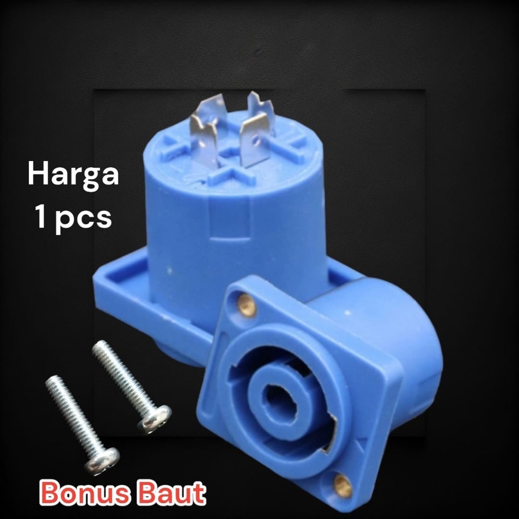 Jual SOKET SPIKON ASLI SOCKET AMPLIFIER SPIKON SPEAKON SPICON FEMALE ...