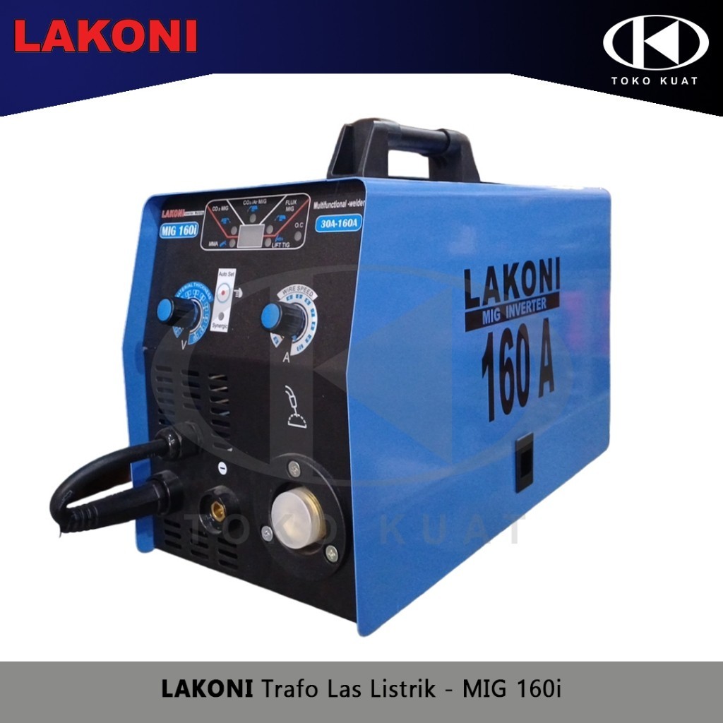 Jual LAKONI MIG 160i Mesin Trafo Las Listrik Inverter 160A MMA/MIG | Shopee Indonesia