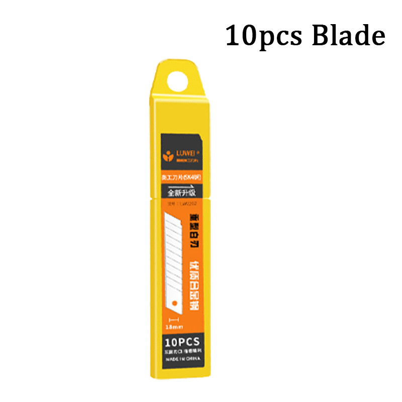 Jual 【COD】6in1 Cutter Pisau 18mm Cutter Besi Stainless Besar 10pc Pisau Set Cutter Pisau ...