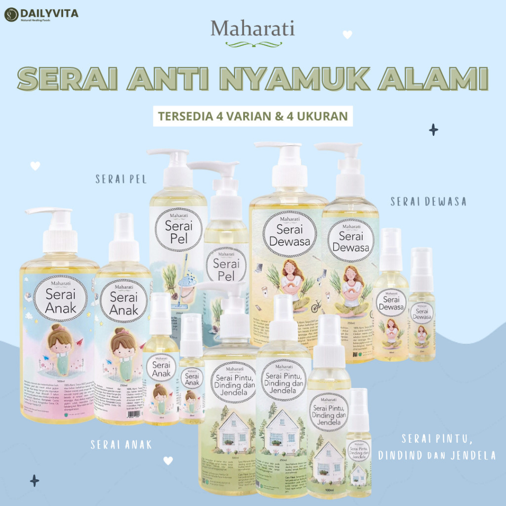 Jual Maharati Serai Anak/Serai Dewasa/Serai pel/Serai Pintu Jendela ...
