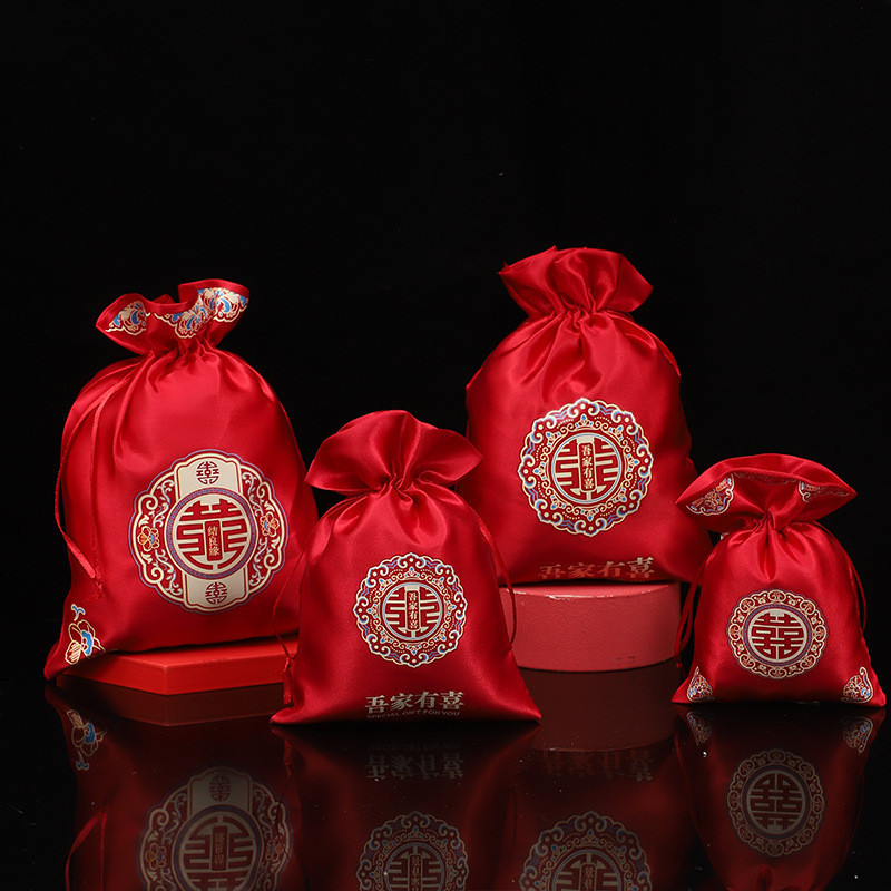 Jual Kantong Serut Permen Sangjit Wedding Candy Bag Mingle Souvenir ...