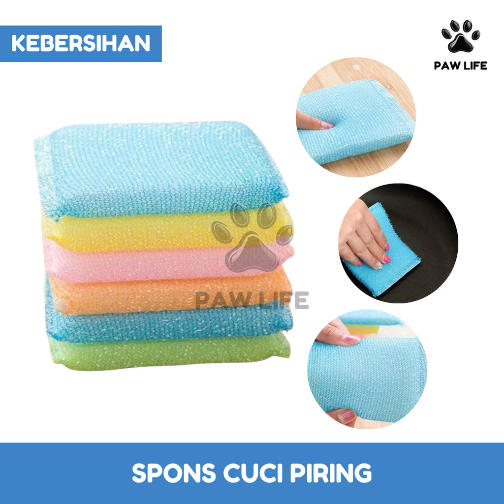 Jual PL Spons Busa Cuci Piring | Shopee Indonesia