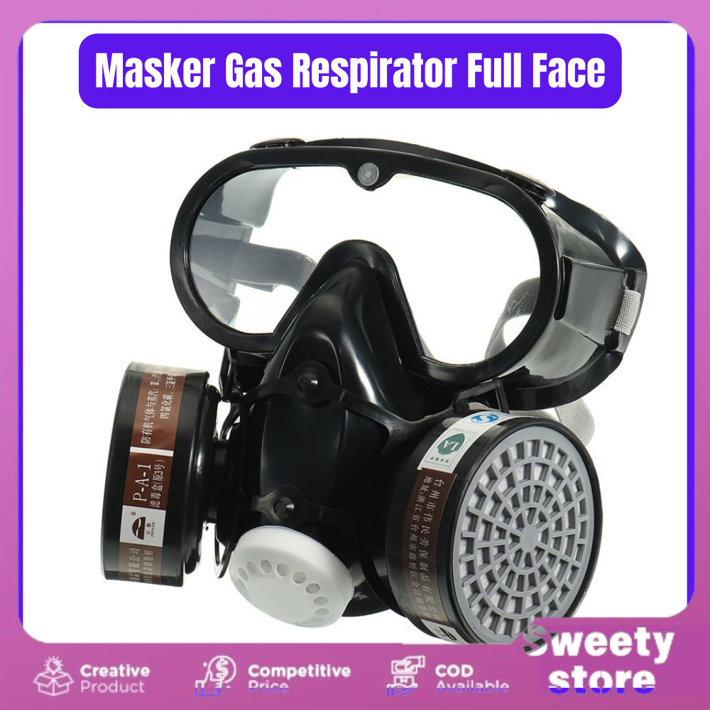 Jual Sweety Store Indonesia-Masker Gas Respirator Full Face with ...