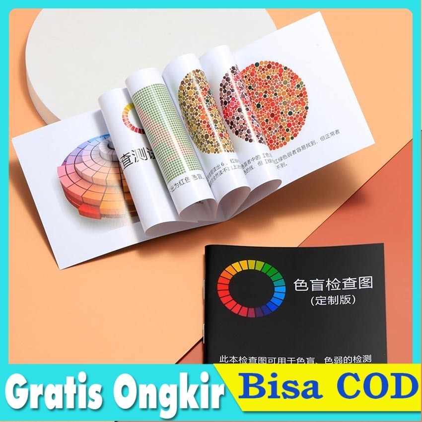 Jual Alat Medis Alkes Buku Test Buta Warna (Colour Blind Test) 36 ...