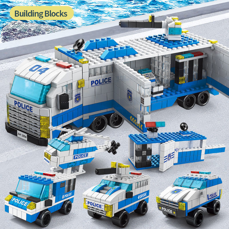 Jual READY ⚡ 1000PCS/ Creative 6 In 1 Mainan Mini Brick Building Blocks ...